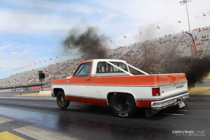 Square Body Drag Truck