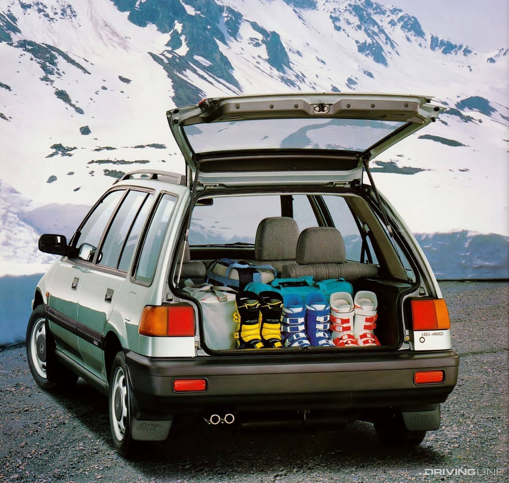 Wagovan Legend: Honda's Funky & Cool 4x4 Civic Wagon Paved the Way for ...