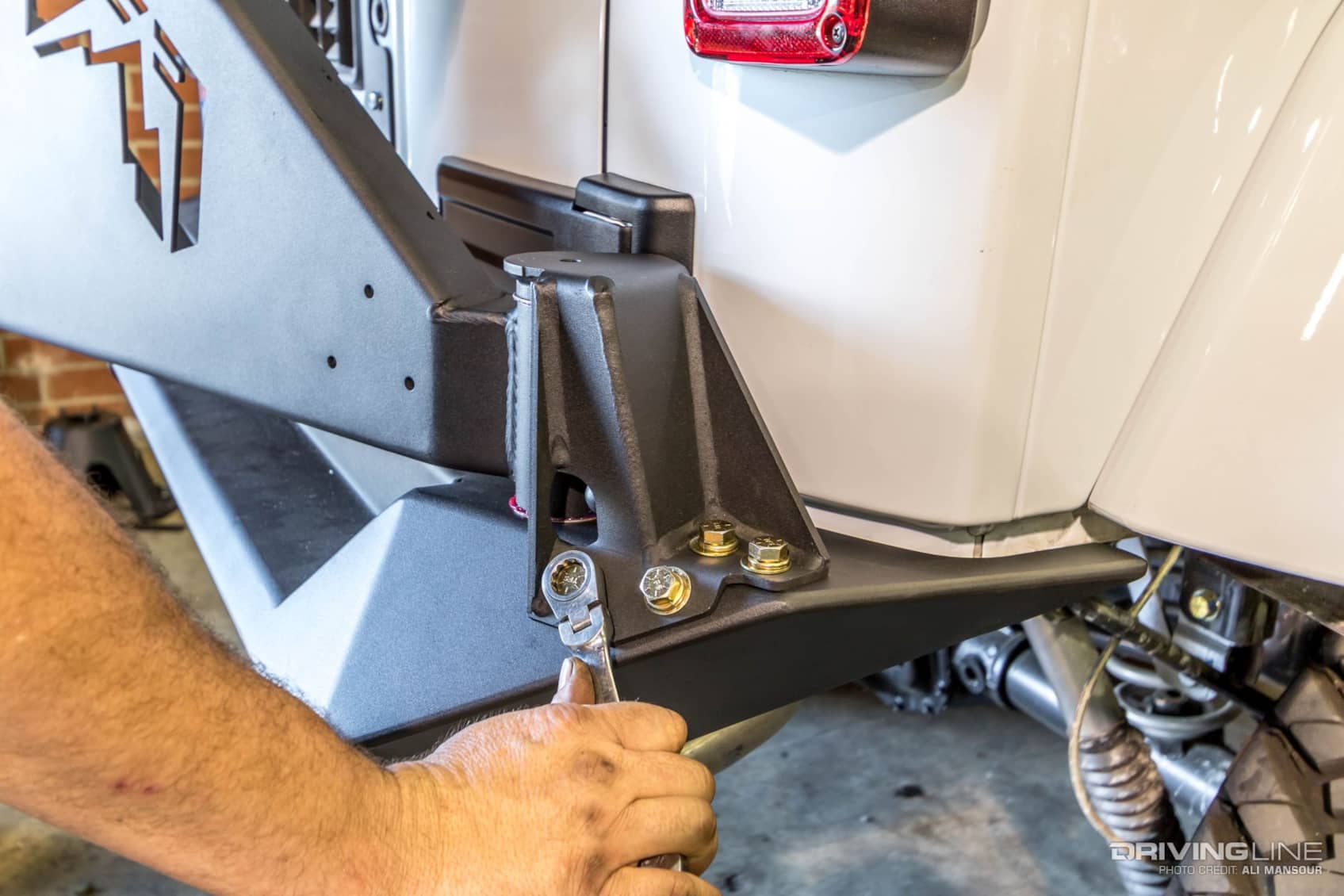 Fab Fours Jeep Wrangler JK Off-The-Gate Tire Carrier & Bumper Review ...