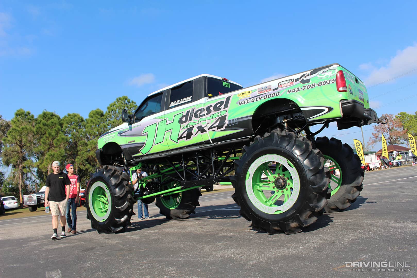 Up Close and Personal With JH Diesel & 4x4's Florida Mega Truck ...