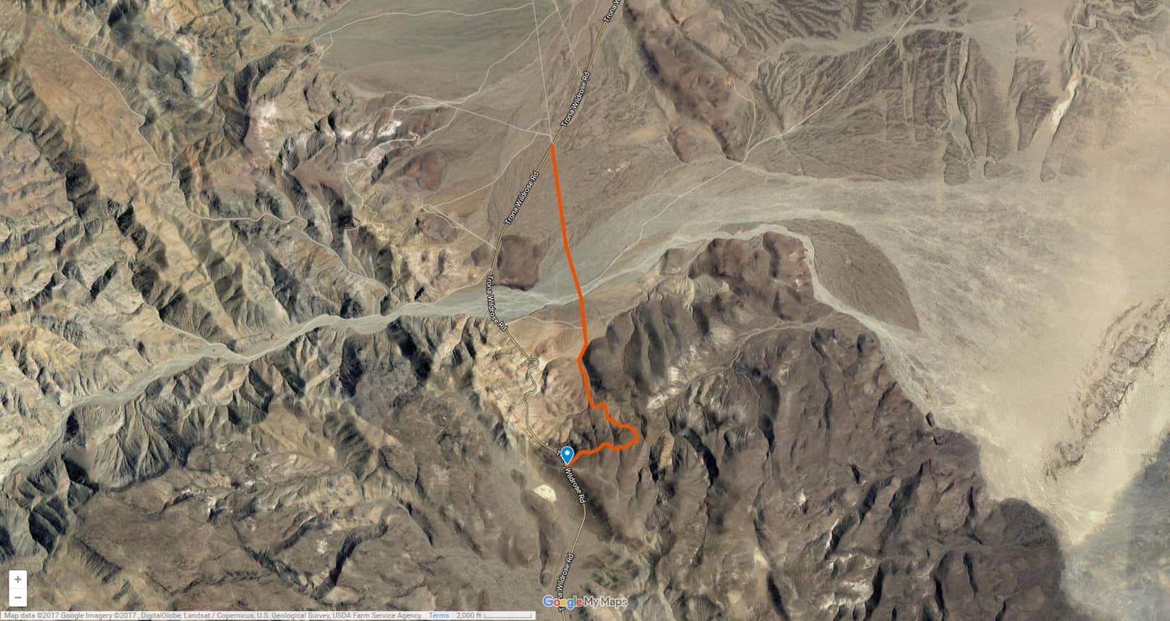 Traveling the Extended Nadeau Trail via Slate Range Crossing | DrivingLine