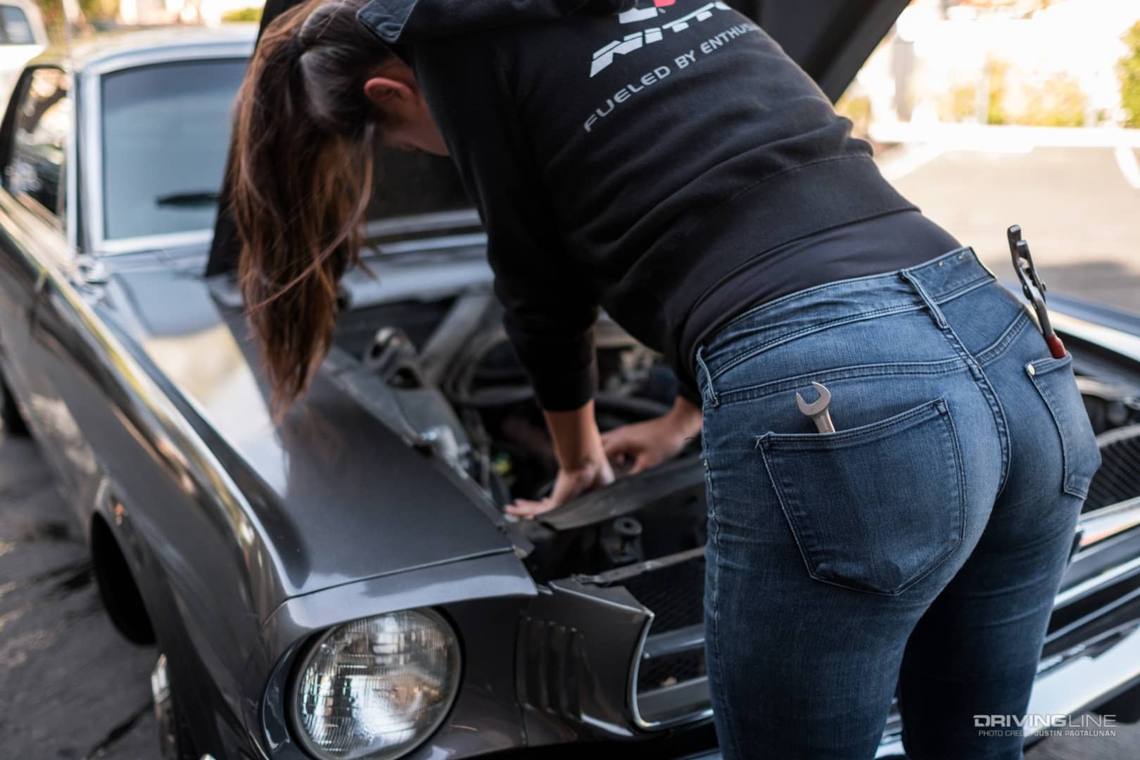 Model With Muscle: Constance and Her 1964.5 Mustang | DrivingLine
