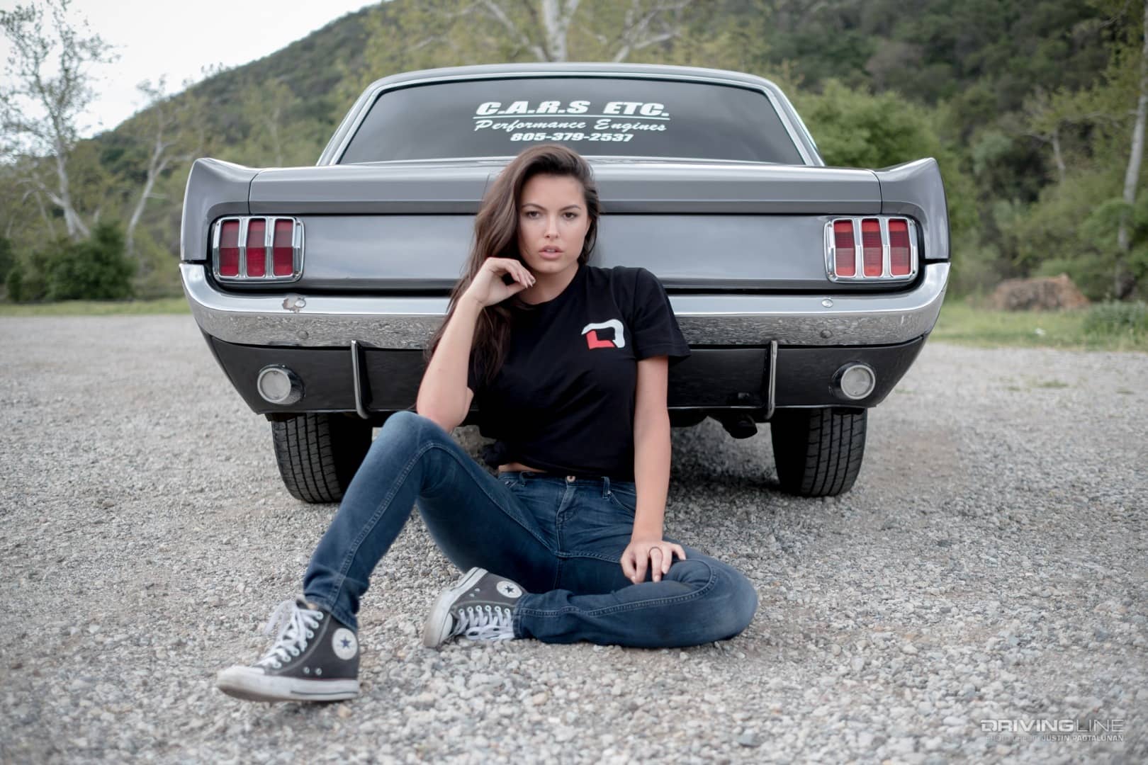 Model With Muscle: Constance and Her 1964.5 Mustang | DrivingLine
