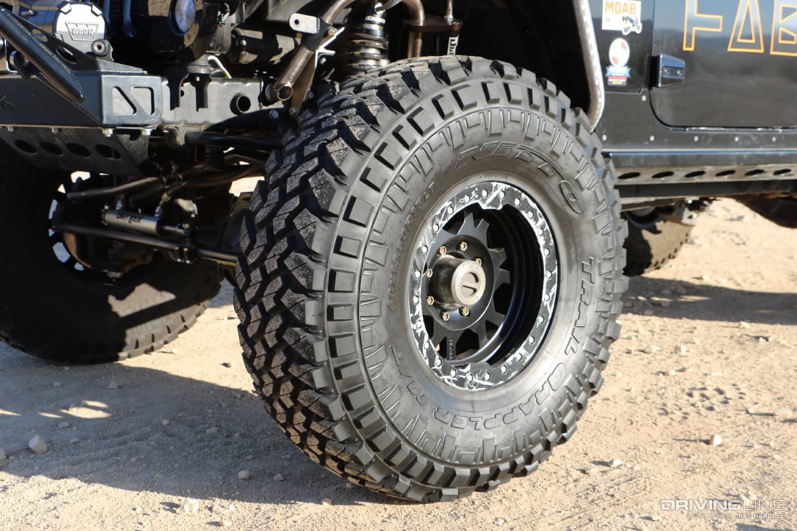 Fabtech Flagship: Battleship Jeep Wrangler Unlimited JK Build | DrivingLine