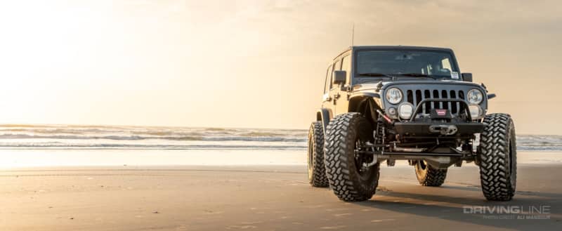 2016 Jeep Wrangler Unlimited JK Build on 42-inch-tall Nitto Trail ...