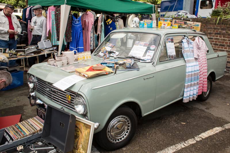 Putting the Trunk to Use: London's Classic Car Boot Sale | DrivingLine
