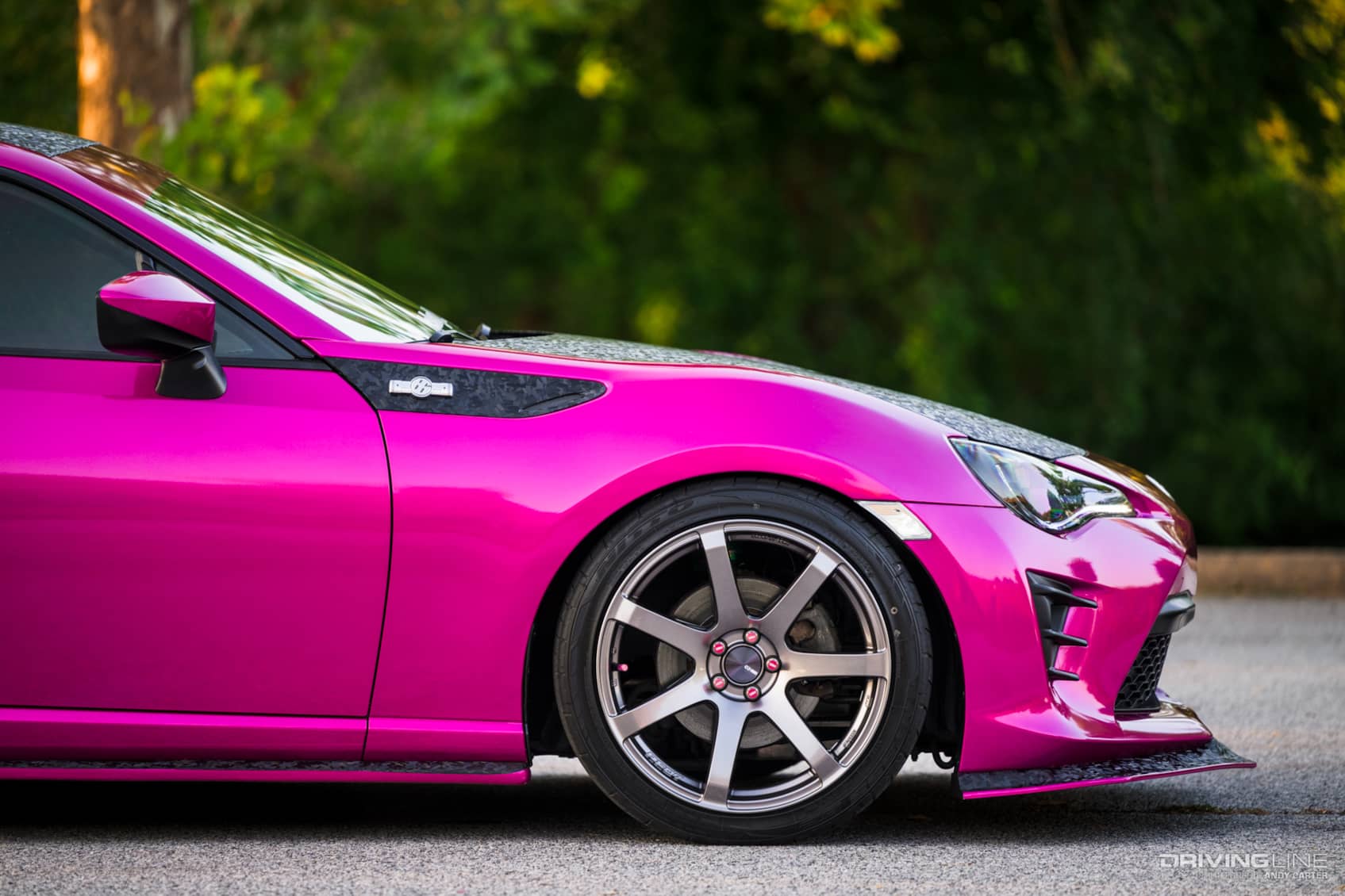 LS-Swapped Scion FRS: A Fuschia Fusion of Power and Style | DrivingLine