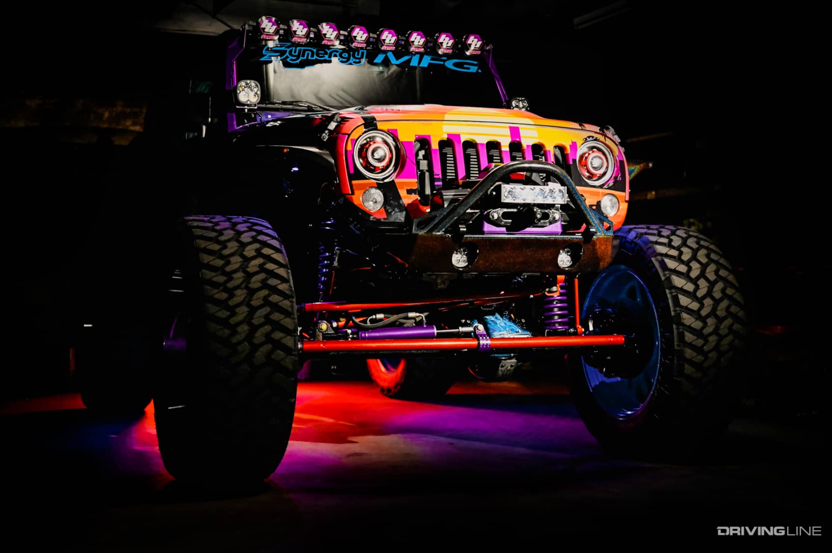 Synergy's Miami Beach Jeep JK Wrangler Built for the Stars | DrivingLine