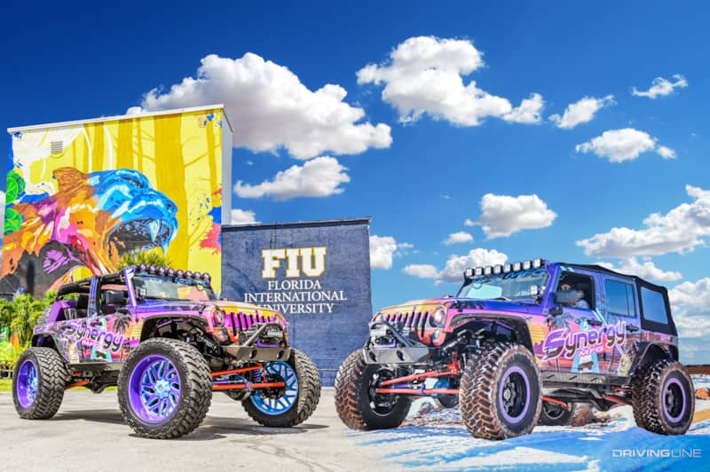 Synergy's Miami Beach Jeep JK Wrangler Built for the Stars | DrivingLine