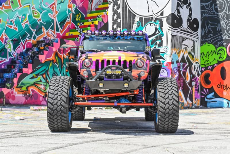 Synergy's Miami Beach Jeep JK Wrangler Built for the Stars | DrivingLine
