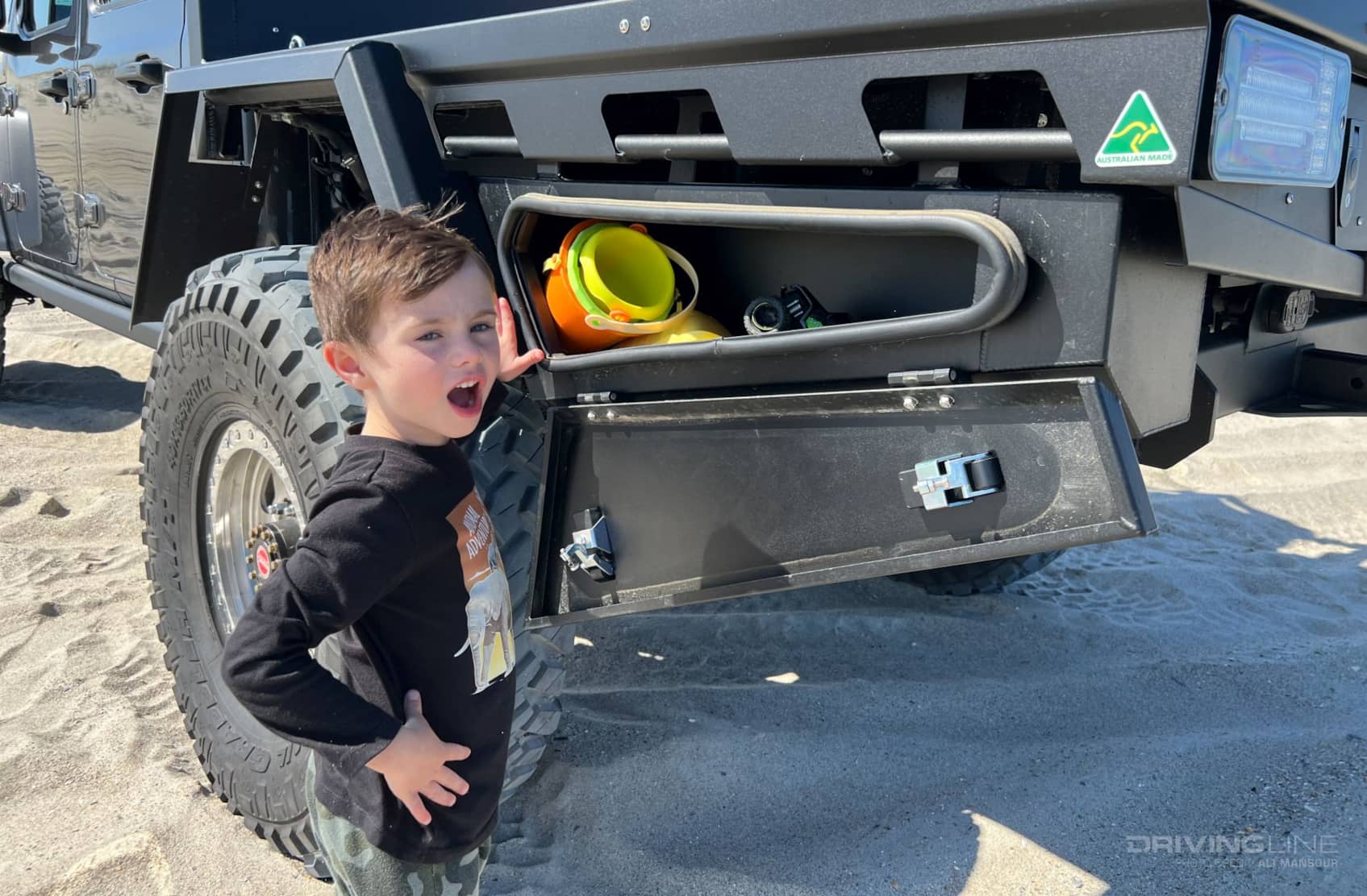 Jeep Gladiator Rubicon on 40's Flatbed Conversion from MITS Alloy ...