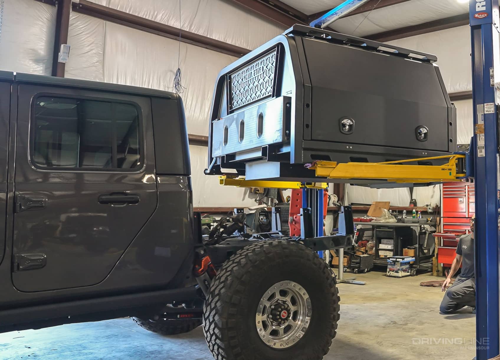 Jeep Gladiator Rubicon on 40's Flatbed Conversion from MITS Alloy ...