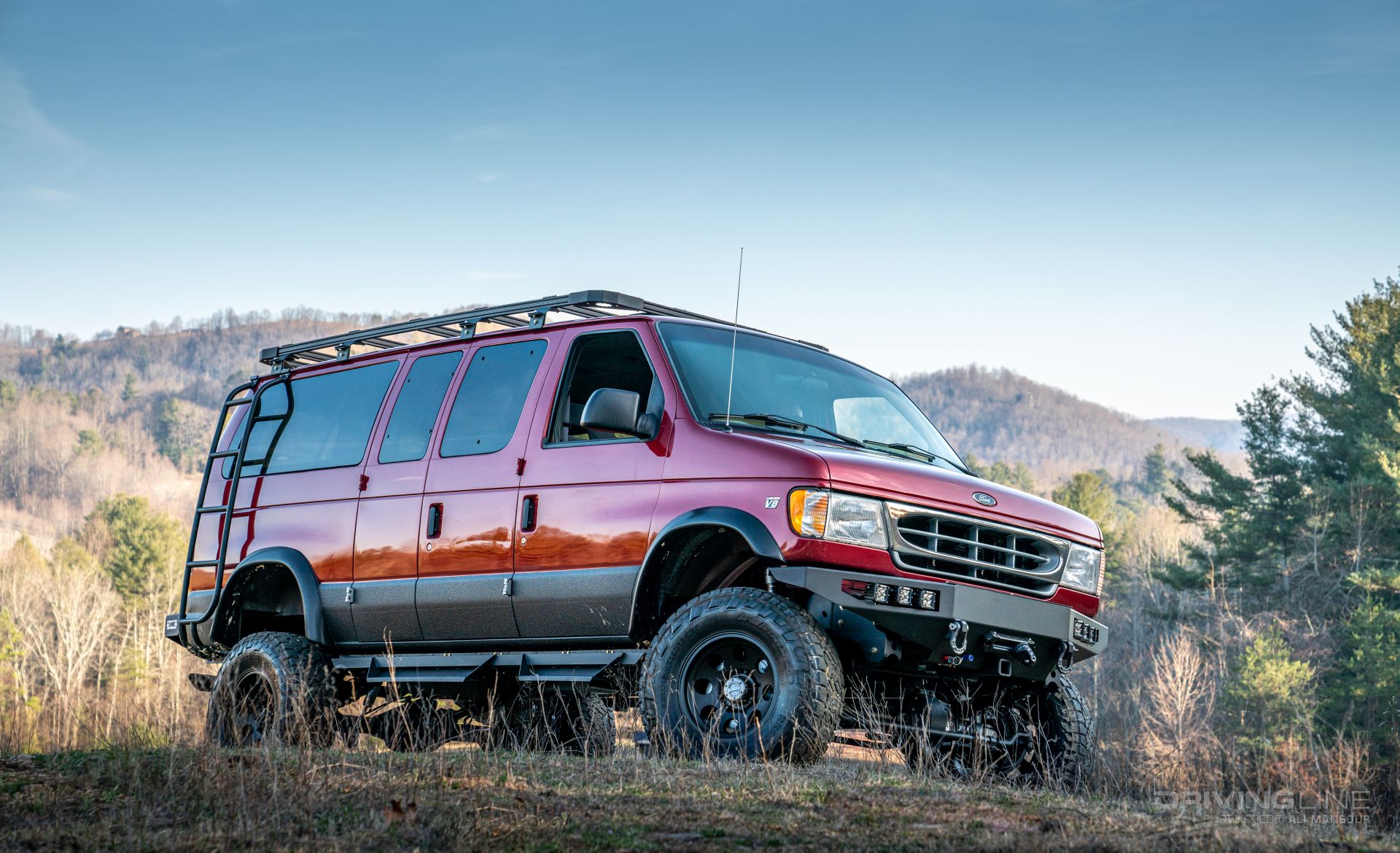 2000 Ford E 350 4x4 Chateau Van Built by Ujoint Offroad DrivingLine
