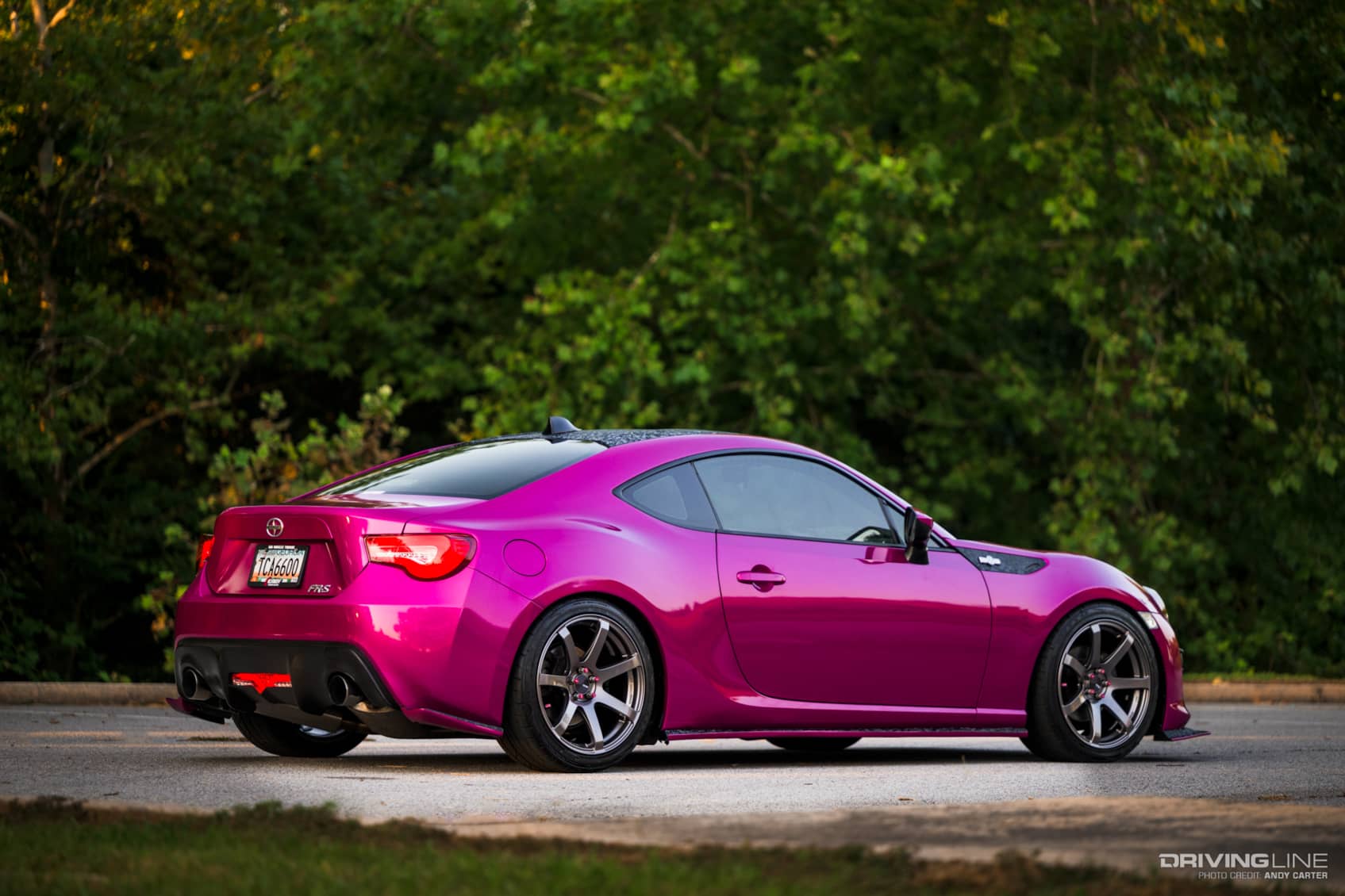 LS-Swapped Scion FRS: A Fuschia Fusion of Power and Style | DrivingLine