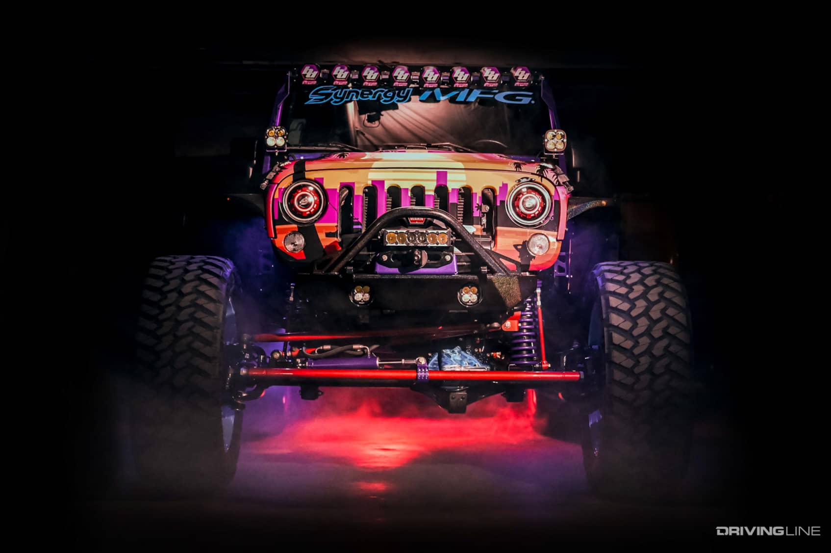 Synergy's Miami Beach Jeep JK Wrangler Built for the Stars | DrivingLine